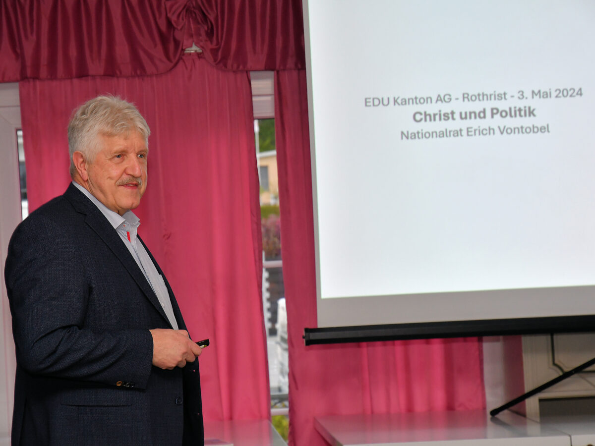 «Christ und Politik» - MV & Vortrag – EDU Aargau